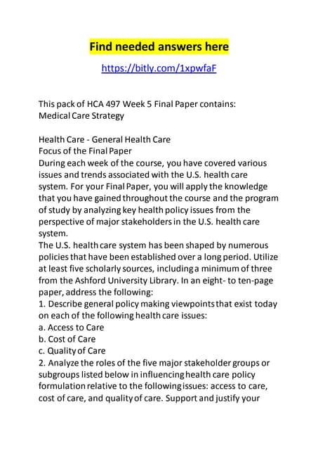 Ash soc 320 week 5 final paper | DOC