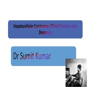 Hepatocellular carcinoma: clinical feature.pptx