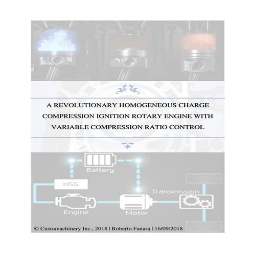 HCCI-VCR Rotary Engine Technical Paper | PDF