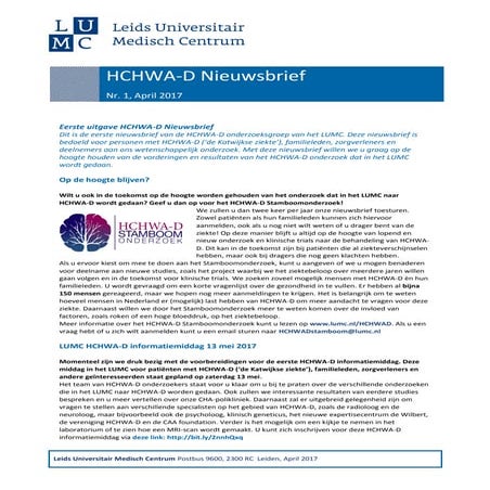 Dutch Caa Foundation presentations