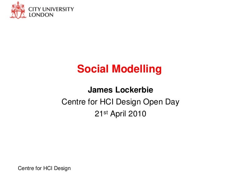 Social Modelling