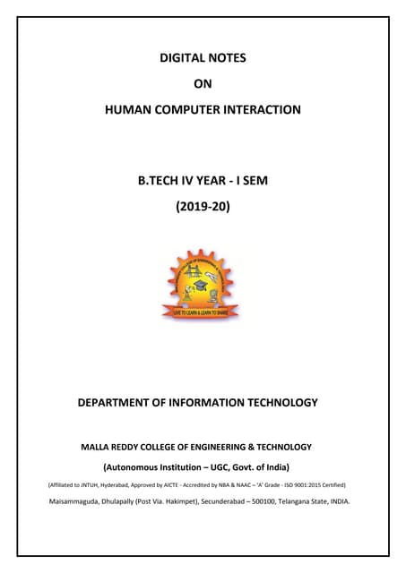 Positioning, pointing and drawing in Human computer Interaction | PPT
