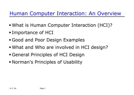 Chapter 3 principles of hci | PPTX | Operating Systems | Computer Software and Applications