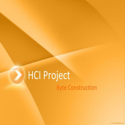 Hci Presentation | PPT