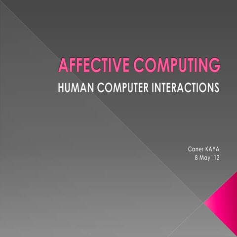Hci presentation affective_computing | PDF