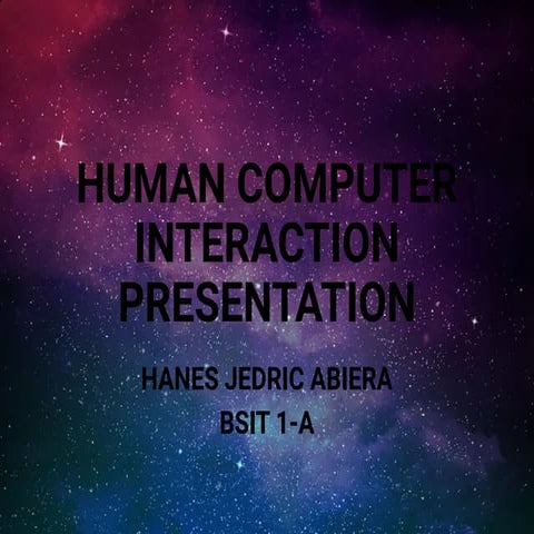 HCI Presentation to demonstrate how these software catering to different needs and abilities of ...