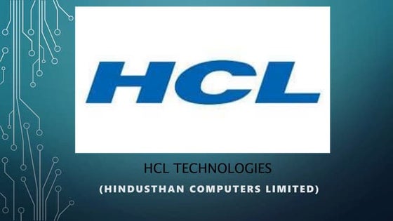 Hcl company ppt. | PPTX