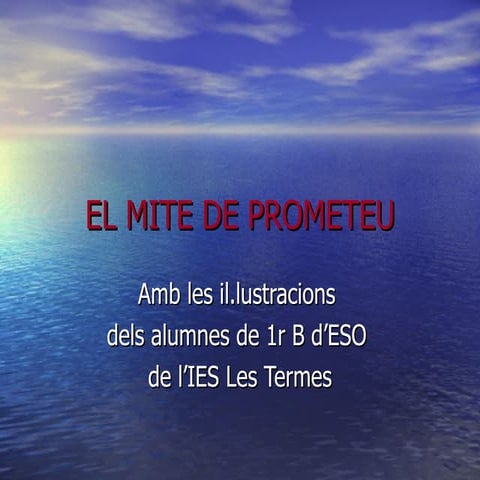 El Mite De Prometeu | PPT