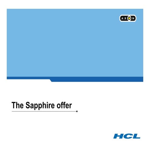 HCL AXON SAP Offerings | PDF