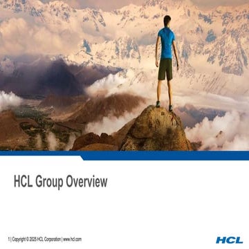 HCL Technology PPT( overview) | PPTX