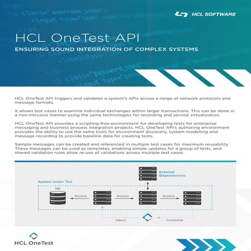 HCL OneTest Performance | PDF
