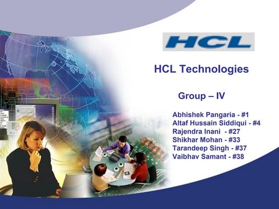 Presentation On My Dream Company HCL | PPTX | Business | Business and Finance