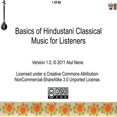 Hindustani Classical Music for Listeners | PDF