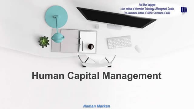 Human Capital Management | PPTX