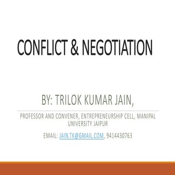 Hcm ripa conflict and negotiation | PPT