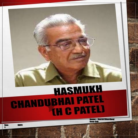 Hasmukh Patel (Life, Architecture & Works) | PDF