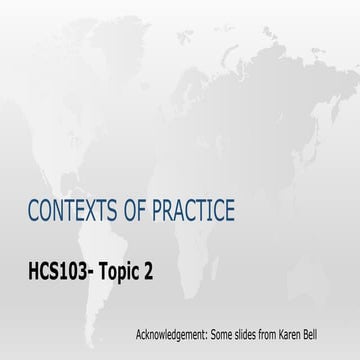 HCS103 topic 2 | PPT