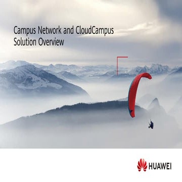 HCSP-Presales-Campus Network Planning and Design V1.0 Training Material ...