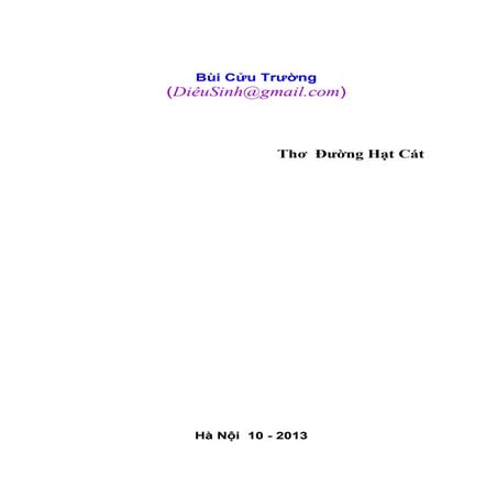 Hc tho duong 01newfacebook | PDF