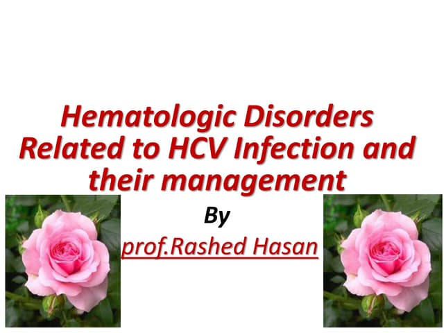 Extrahepatic Manifestations of HCV | PPT