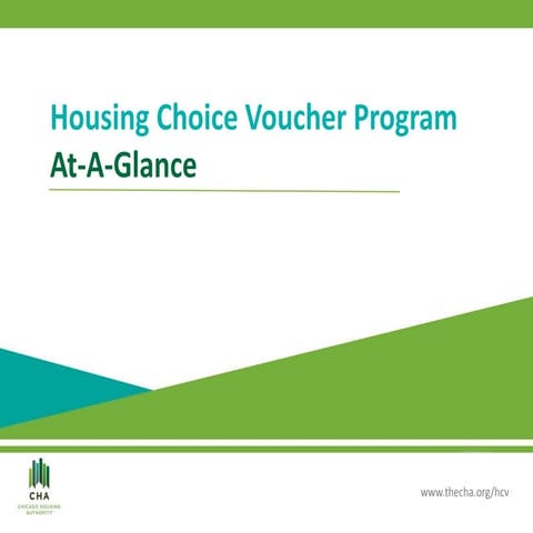 Housing Choice Voucher Program At-A-Glance | PDF