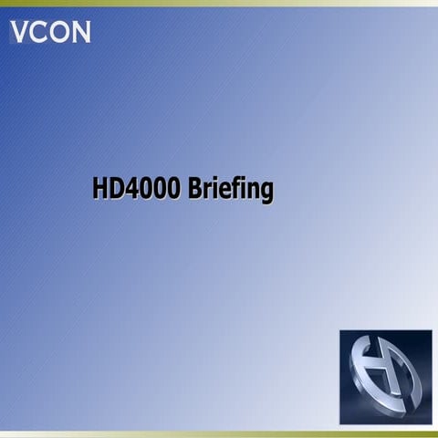 HD 4000 Prezentacja | PPT