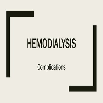 HD-complication-lecture.for 4th year nursing | PPTX