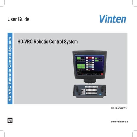 hd-vrc-robotic-control-system user manual | PDF