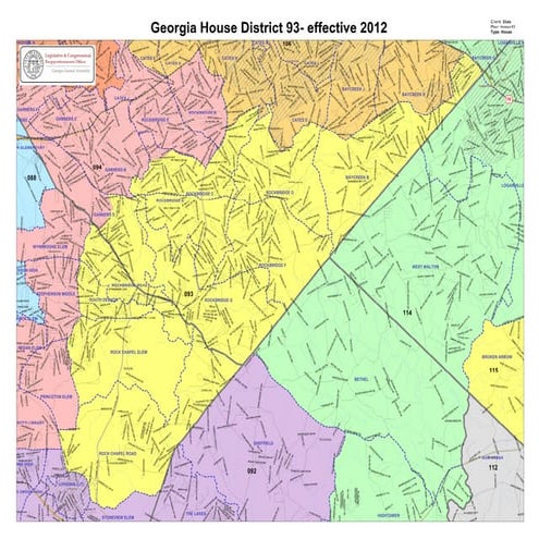HB 93 Map | PDF