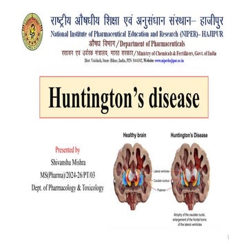 Huntington’s disease | PPT