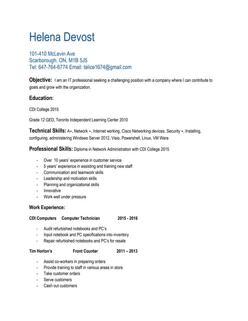 Target Powerpoint Resume - Timothy Lawless | PPTX