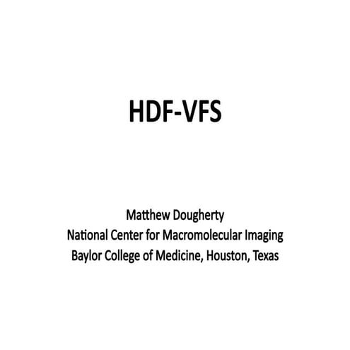 HDF-VFS | PPT