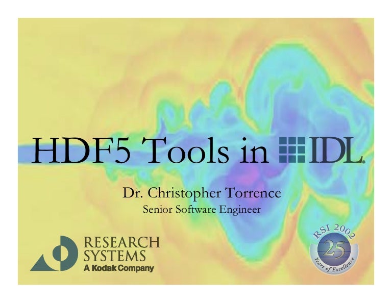 Hdf5 Tools In Idl 