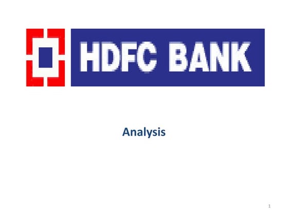 Hdfc bank ppt | PPTX