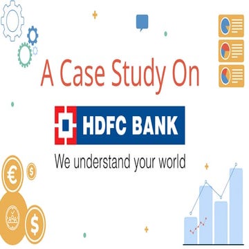 Bank of the India: HDFC case Study in college | PPTX