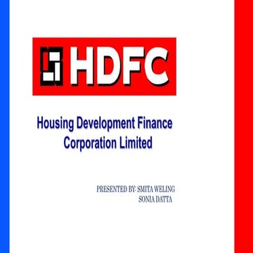 Hdfc company profile | PPTX