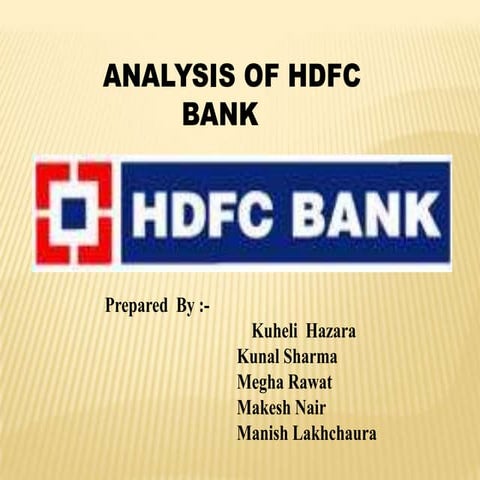 Hdfc power point | PPT