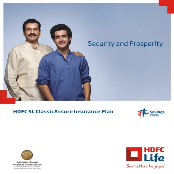 Hdfc sl classic assure-insurance-plan | PDF