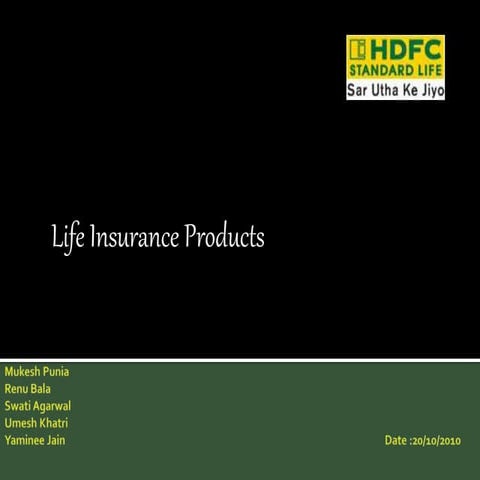 Hdfc life | PPTX