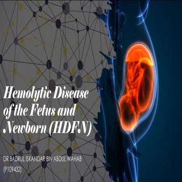 Hemolytic disease of the fetus and newborn hematology .pptx