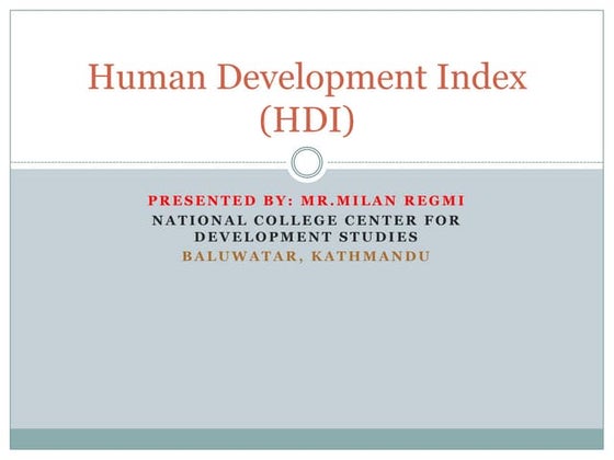 Human Development Index for Indian States. | PDF | Medical Health