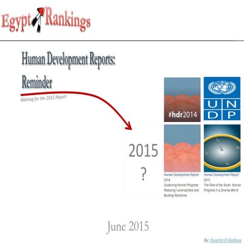 Egypt in the Human Development Report - Quick Review | PPT