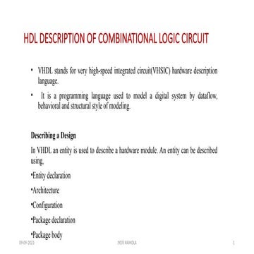 HDL DESCRIPTION OF COMBINATIONAL LOGIC CIRCUIT (1).pptx