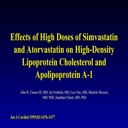 HDL simvast acquired useful in casek.ppt
