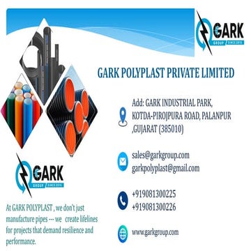 HDPE Half Round Pipe for Cable Protection | Advantages Over RCC | GARK ...