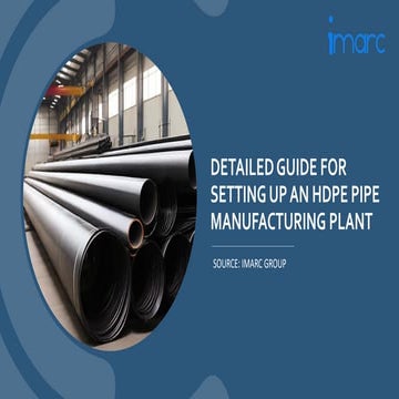 HDPE Pipe Manufacturing Project Report | Download free PDF | Expense | PDF