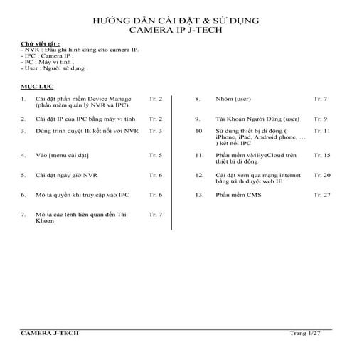 Hdsd camera ip_j-tech | PDF