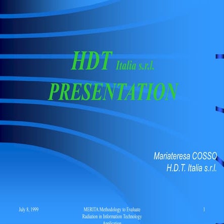 HDT (High Design Technology) Company Presentation | PDF