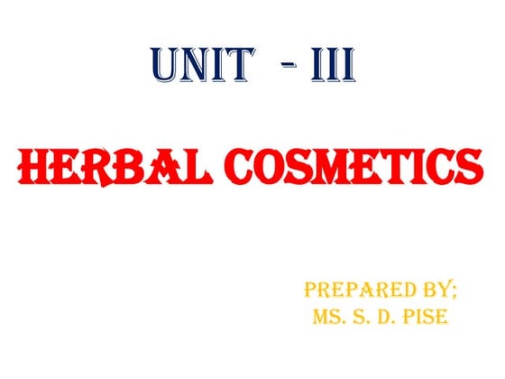 Herbal Drug Preparation - Different Dosage Forms | PPTX