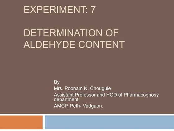 Synthesis of 7 hydroxy-4-methyl coumarin | PPT